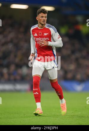 Ben White in action for Arsenal against Brighton & Hove Albion at the ...