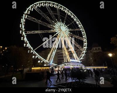 Budapester Riesenrad am Elisabethplatz - Budapest 18.11.2024 ...