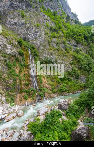 The beautiful nature of Rugova canyon in the countryside of Kosovo ...