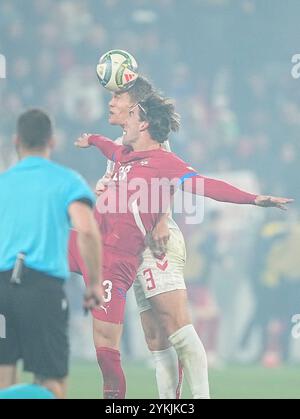 Serbien, Denmark. 18th Nov, 2024. UEFA Nations League-kampen mellem ...