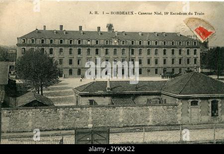 Bordeaux-Bastide - Caserne Niel - 18e escadron du train 7 Stock Photo ...