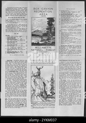 Box Canyon Loop Recreation Area, Willamette National Forest, Oregon ...