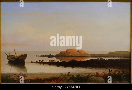 'Brace’s Rock' by Fitz Henry Lane is a 19th-century American painting ...