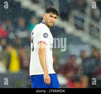 United States' Ricardo Pepi (9) reacts after the FIFA World Cup Group D ...