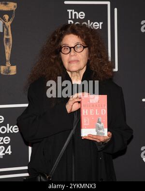 London, UK. Author Anne Michaels with her book Heidi. The Booker Prize ...