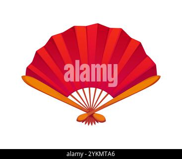 Chinese Lunar New Year fan with shadows element. Suitable for concept ...