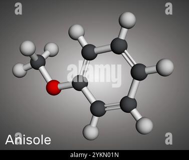 3D molecular model of benzene molecular ring Stock Photo - Alamy