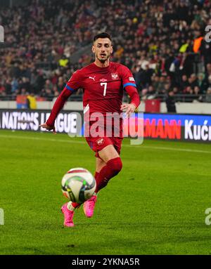 Aleksa Terzic of Serbia during the International Friendly match between ...