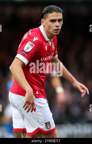 Wrexham's George Dobson during the Sky Bet Championship match at The ...