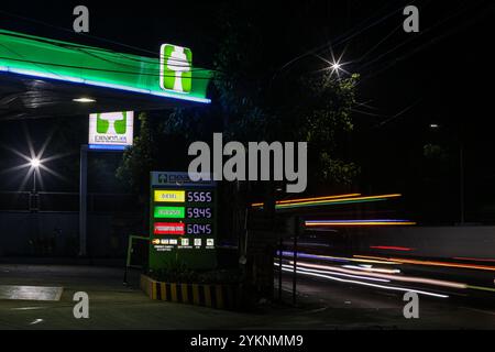 Philippine gas station signage & prices : Cleanfuel, gasoline cleaner ...
