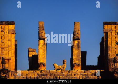 Chac Mool sculpture of Maya civilization, Mexico City, Mexico Stock ...