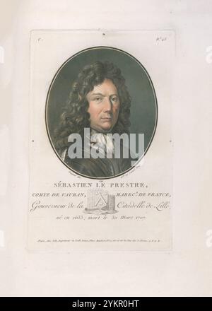 Portrait de Sebastien Le Prestre de Vauban, marechal de France et ...