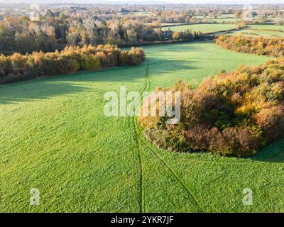 aerial view of malthouse lane meadows one of several public open spaces ...