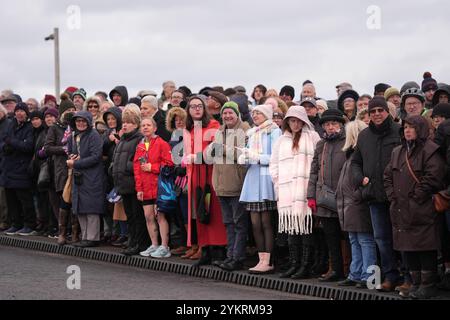 The official opening by the Princess Royal of the Gull Wing Bridge in ...