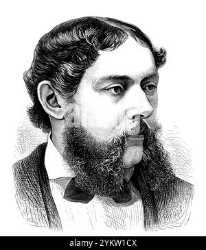 A portrait of Richard Anthony Proctor, a 19th-century British ...