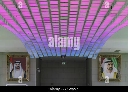 A picture of a portrait of the Sheikh Mohammed bin Zayed Al Nahyan ...