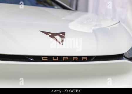 Logo of the car brand Cupra, car, motor vehicle, cut-out on white ...