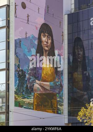 A picture of a mural created by AtekArt in 2022. Part of the ...
