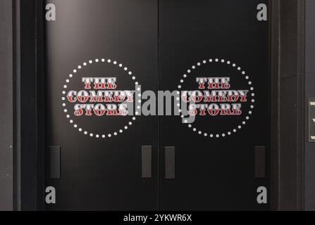 A picture of The Comedy Store doors Stock Photo - Alamy