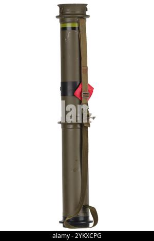 Projectile, bomb, rocket isolated on white background. Large exploding ...