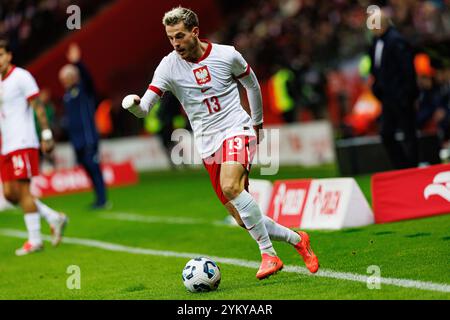 Jakub Kaminski seen during UEFA Nations League game between national ...