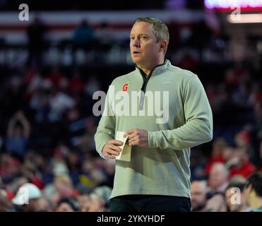 Georgia head coach Mike White talks to an official during the second ...
