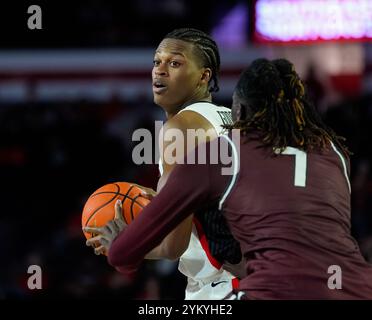 Georgia forward RJ Godfrey (10) shoots a free throw during the first ...