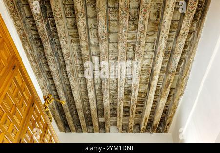 Sacristy of San Nicolas el Real Church, featuring an original wooden ...
