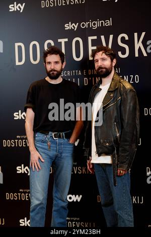 ROME, ITALY - NOVEMBER 20: Damiano e Fabio D'Innocenzo, Filippo Timi ...