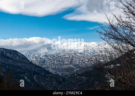 Mountain landscape on Mount Gramos in northern Greece Stock Photo - Alamy
