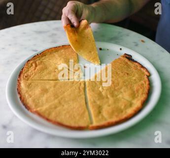 A flatbread is a bread made with flour, water, and salt, and then ...