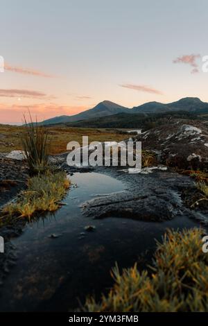 Rhyd-Ddu sunset / sunrise Stock Photo - Alamy