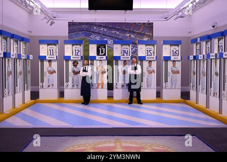 THE FIRST TEAM CHANGING ROOM LOCKERS FROM REAL MADRID’S SANTIAGO ...