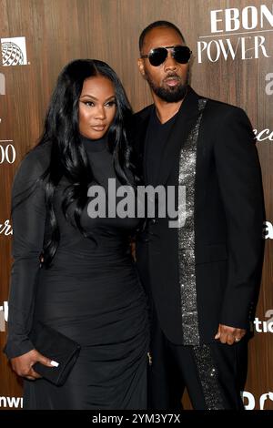 LOS ANGELES - NOV 17: Talani Rabb, RZA at the 2024 Ebony Power 100 List ...