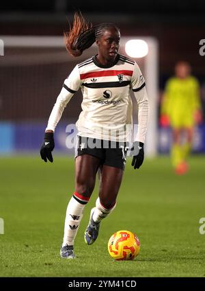 Manchester United's Simi Awujo in action during the Barclays Women's ...