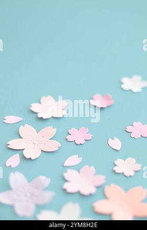 Cherry blossom cut-outs Stock Photo - Alamy