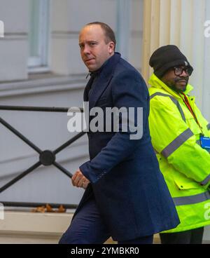 Health Secretary Matt Hancock arrives in Downing Street, London Stock ...