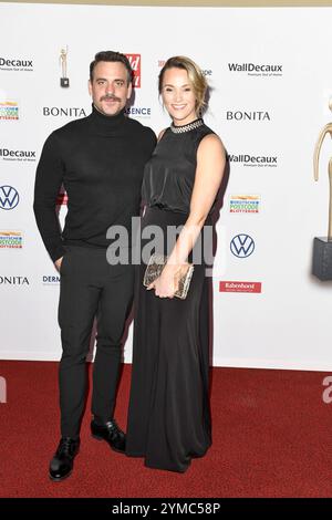 Marc Barthel und Anna Hofbauer bei der Eröffnung des Sports Clubs ...
