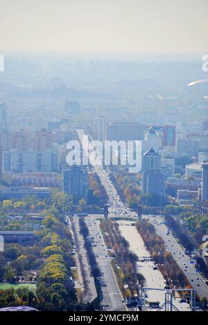 BEIJING, CHINA - NOVEMBER 21, 2024 - The city's iconic buildings are ...