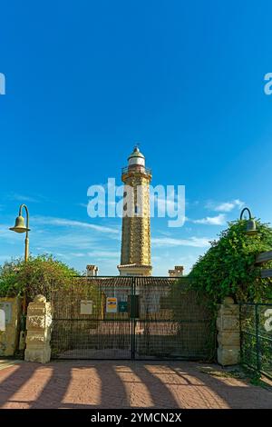 Leuchtturm, Faro de Punta Doncella Stock Photo - Alamy
