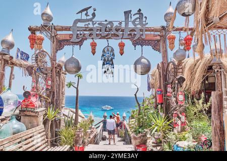 Rustic Cliffside Cafe Farsha with Traditional Decor and Handicrafts ...