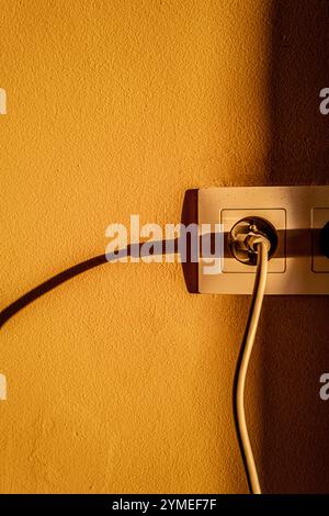 device plugged into an electrical socket Agadir Beach Souss-Massa ...