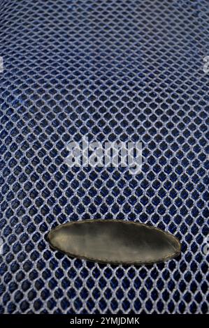 Closeup detailed view black motorcycle engine block with metal oil ...