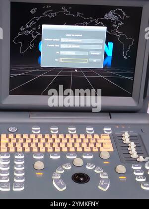Cairo, Egypt, November 9 2024: Ultrasonography device, Medical ...