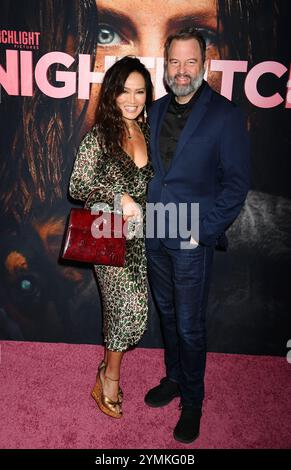 Paul Debevec and Tia Carrere attend the arrivals of the 16th Governors ...