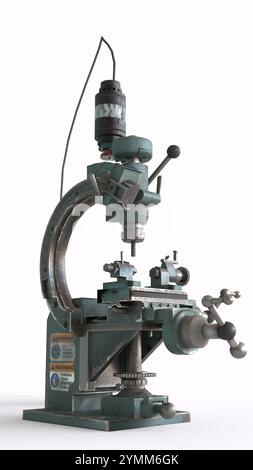 advanced machine with white background Stock Photo - Alamy