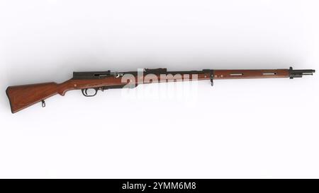 Rifle A6 with white background Stock Photo - Alamy