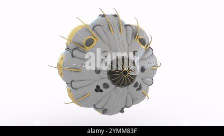 personal space pod with white background Stock Photo - Alamy