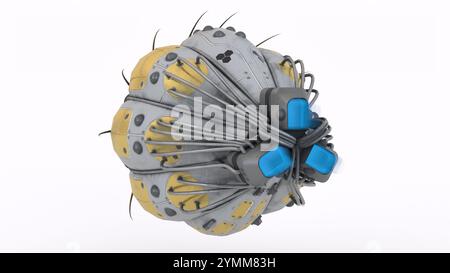 personal space pod with white background Stock Photo - Alamy