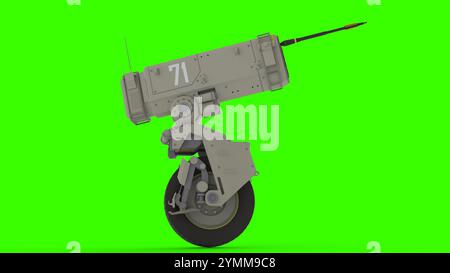 rocket launcher bike with green background Stock Photo - Alamy